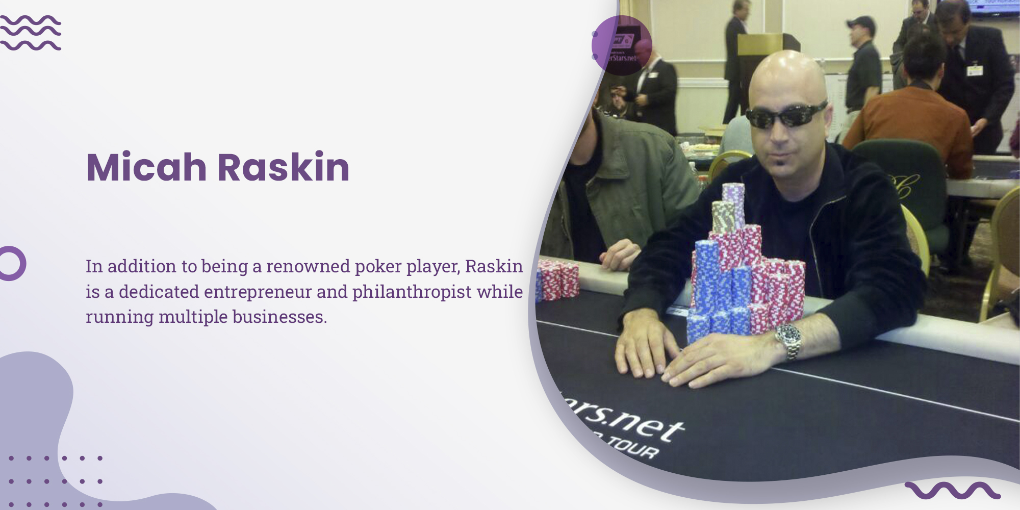 Micah Raskin - Professional Poker Player & Philanthropist, NY