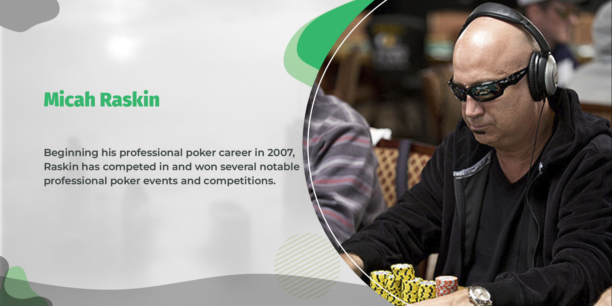 Micah Raskin - Professional Poker Player & Philanthropist, NY